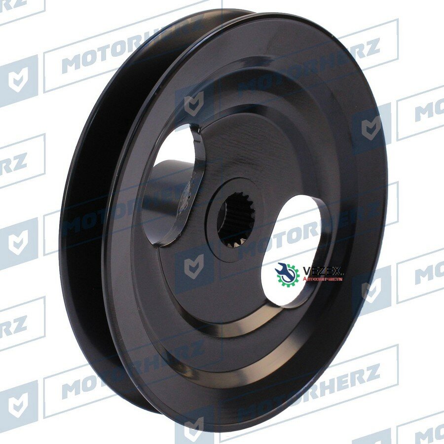 MOTORHERZ HPP0030PP Шкив насоса ГУР HYUNDAI Elantra III (XD) 2000-2010/ Coupe 1.6 2001-/Accent I 1.3/1.5 2000-2005/ KIA Cerato 1.6 2004-2006 HPP0030PP