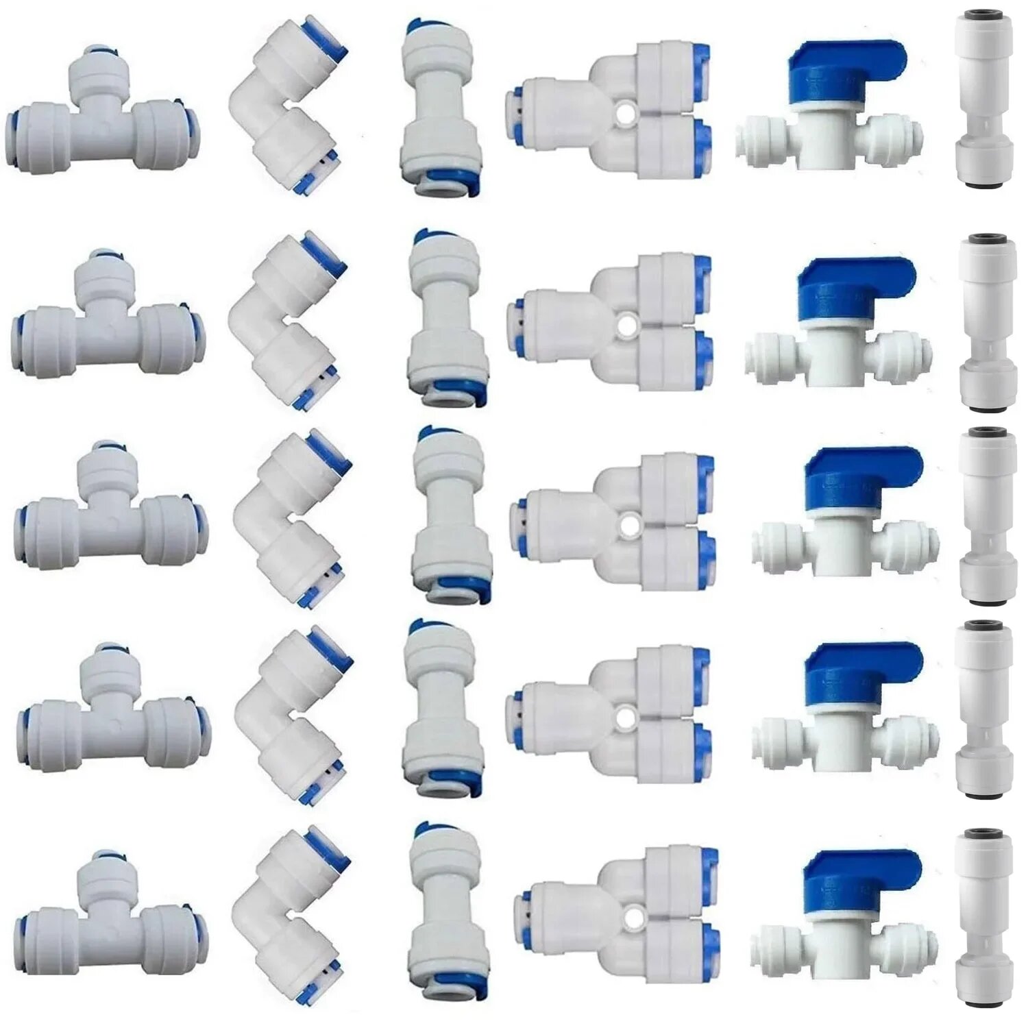Фитинги для труб ATWFS 1/4", 30 шт