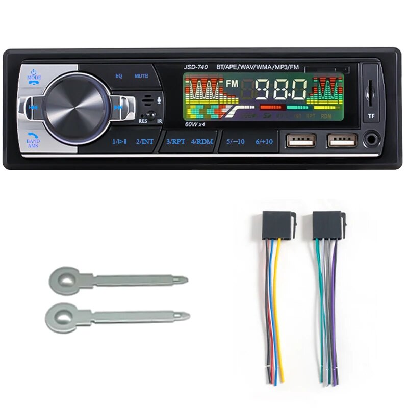 Автомобильный Радиоприемник SINOVCLE 1-DIN, Bluetooth-плеер MP3 С Двумя USB-портами И Only Radio