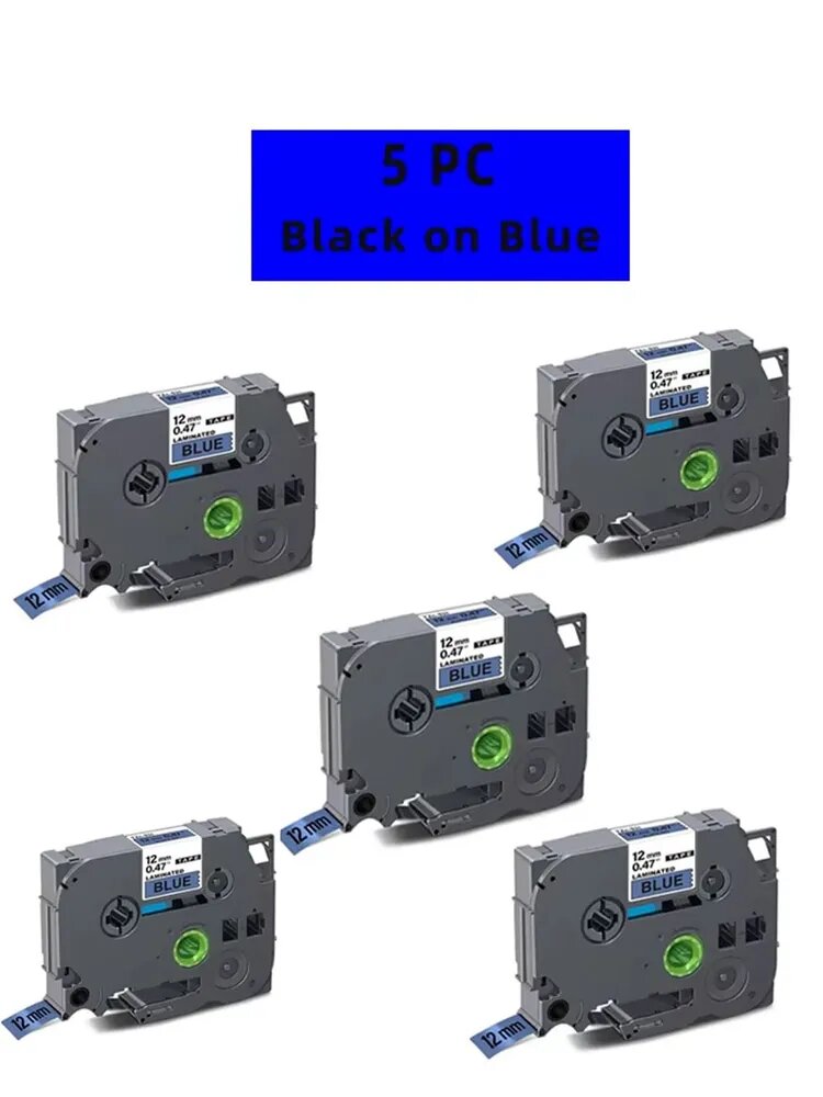 Расходник для печати, совместимый, Синий (blue), 5 шт
