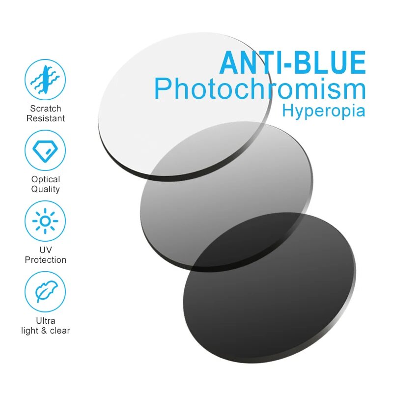 Линзы фотохромные синие 1.61 ABL Photochromic