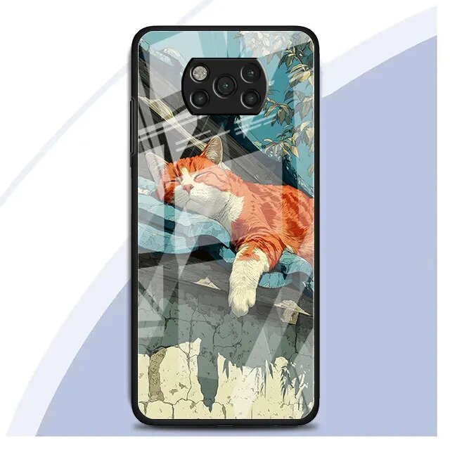 Стеклянный чехол для Xiaomi Poco X8 F5 M7 X3 NFC C40 X5 M5s C65 X7 F3 F4 GT M6 Поко Х8 Про Макс, 6