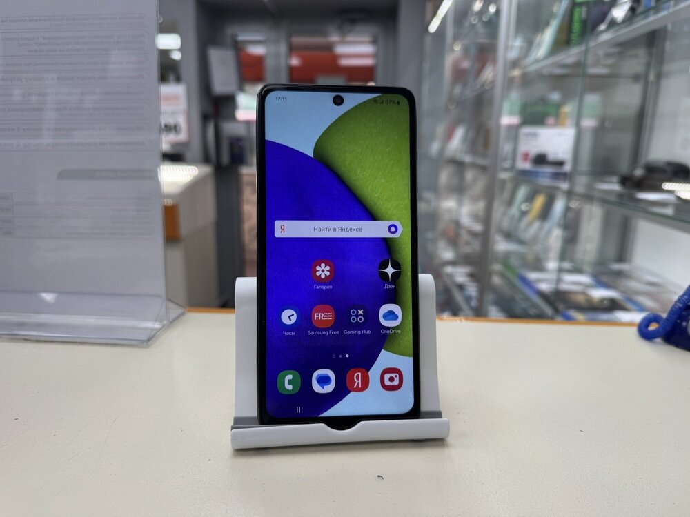 Смартфон Samsung Galaxy A52 8/256 ГБ RU, Dual nano SIM, черный