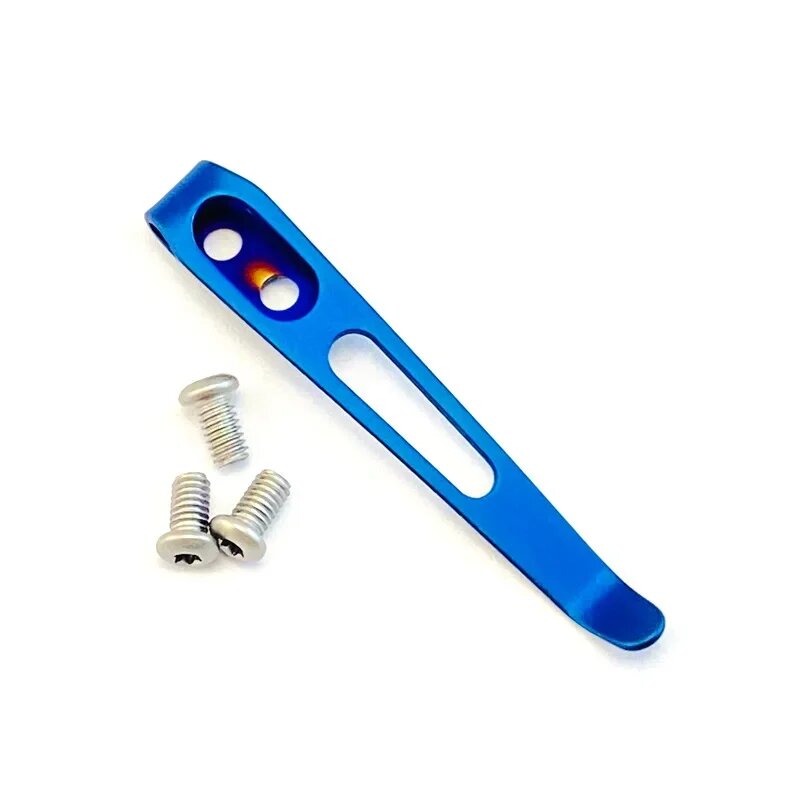 Складной зажим для ножа Blue Gold 420 сталь 5 PCS, AM Blue