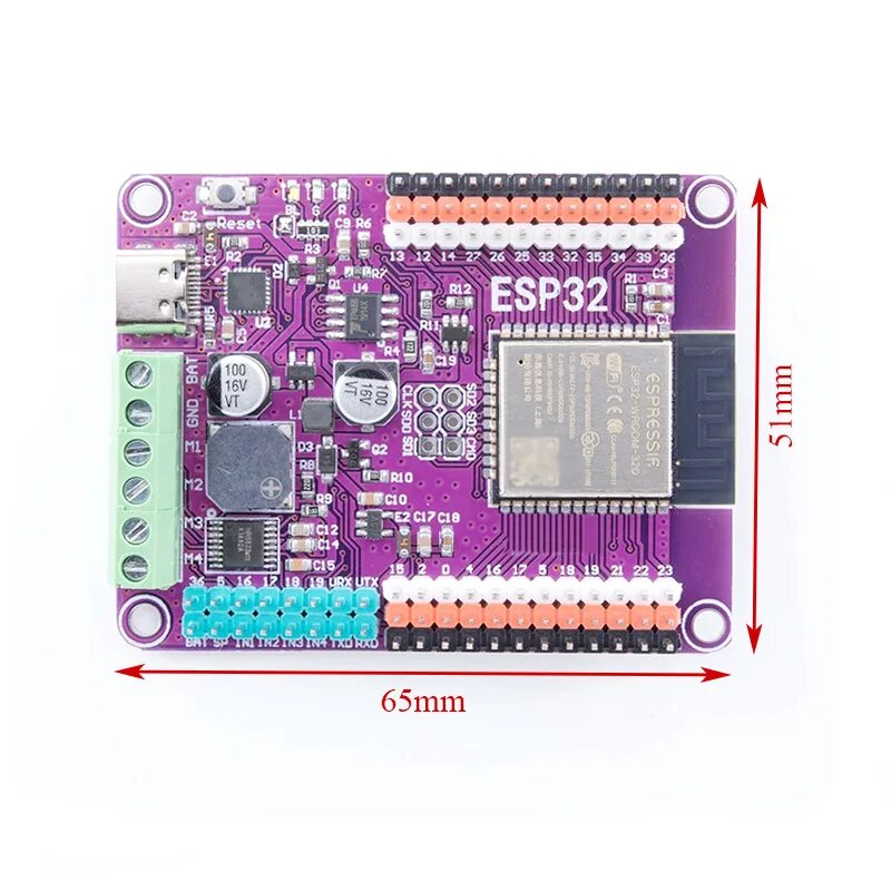 ESP32 Development Board ESP-WROOM-32, Цвет: ESP32D — фото 1