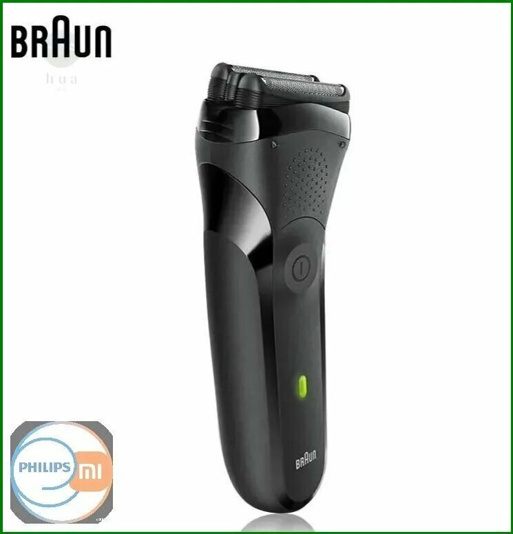 Braun Электробритва Series 3 301S Men Electric Razor, черный
