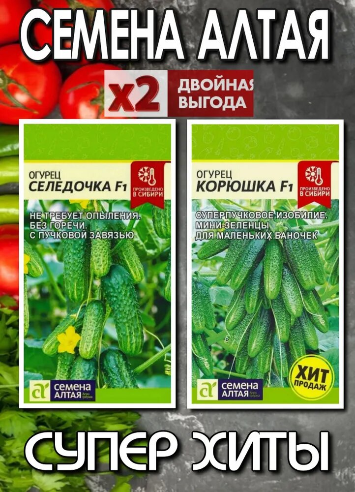 Огурцы : Корюшка/Селедочка Семена Алтая