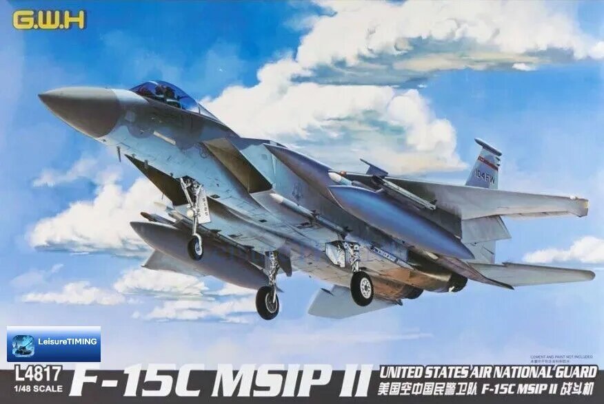 Great WaLL Hobby L4817 1/48 f-15c mSip ii-united национальная гвардия ввс сша hotSaLe самолеты