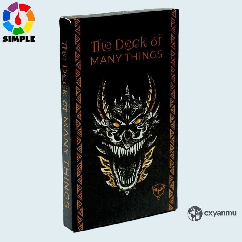 Колода Таро, совместимая со многими вещами The Deck of Many Things Compatible Тarot