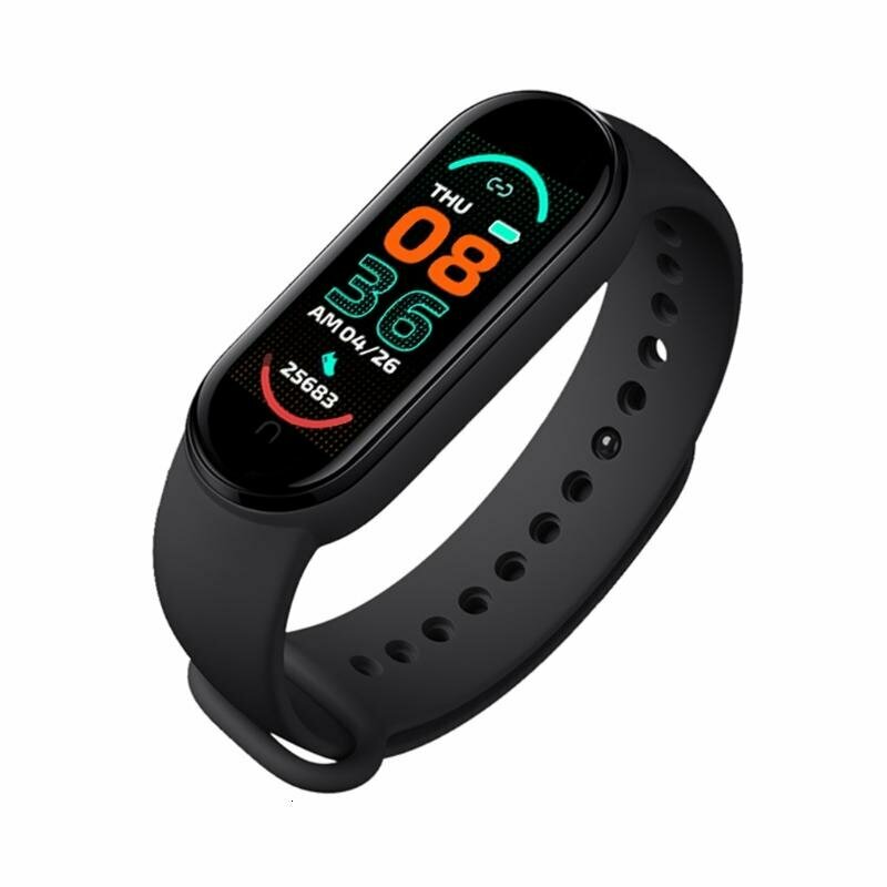 Браслет M6 Smart Watch с пульсометром, Черный
