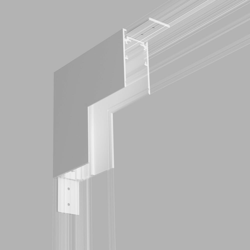 Elektrostandard Slim Magnetic Коннектор угловой внутренний для накладного шинопровода белый 85091/00 Электростандард.