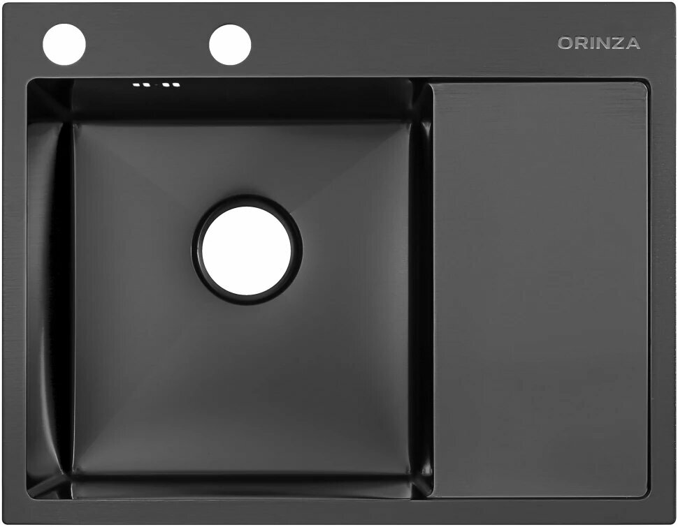 Кухонная мойка ORINZA ORS.650.505. L. BLACK 65x50,5 см, черный