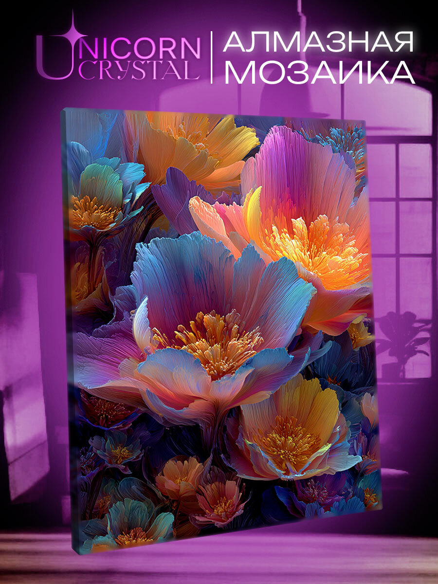 Алмазная мозаика Цветы