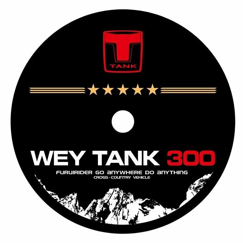 Подходит для 2025 Tank 300 Чехол для запасного колеса WEY Weipai Защитный чехол для колеса внедорожника