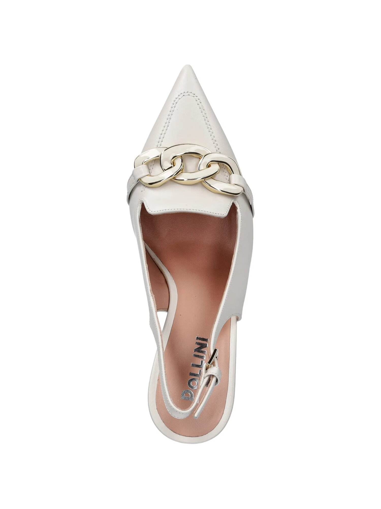 Туфли Pollini Chain-link slingback pumps, размер 39 EU, разноцветный — фото 1
