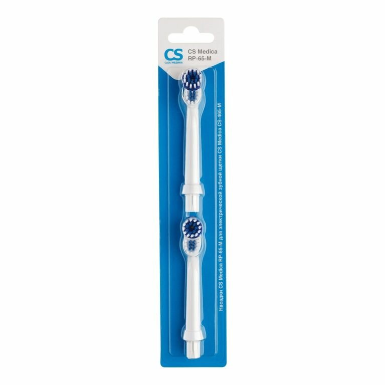 CS Medica RP-65-М насадки для зубной щетки CS Medica CS-465-М(2шт.)