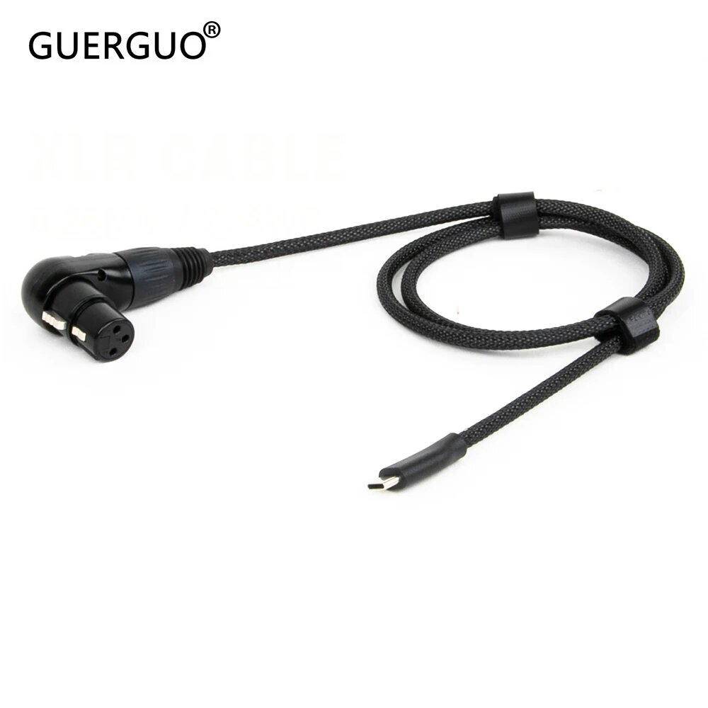 GuerGuo USB Type C к XLR адаптер аудиовыхода — фото 1