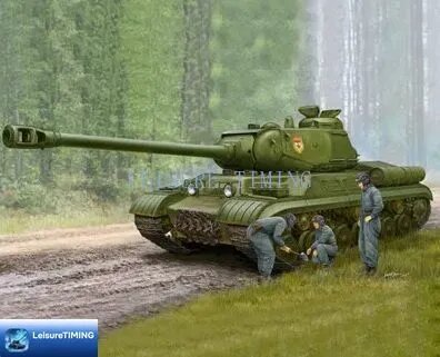 Trumpeter 05589, масштаб 1/35, тяжёлый танк ИС-2М, ранняя версия