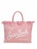Сумка MC2 Saint Barth Frayed logo-print tote bag