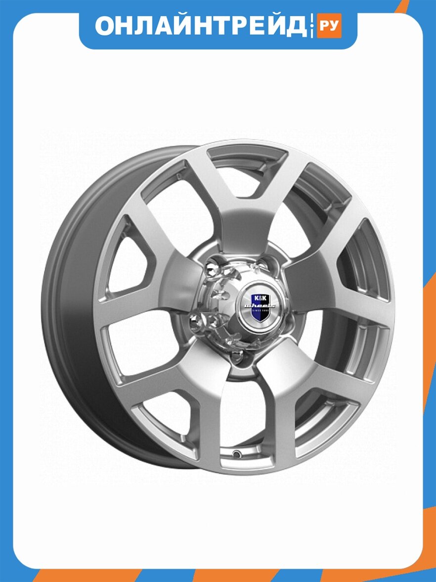 Диск K&k Намиб 7x18/5x139.7 D108.5 ET 35 дарк платинум