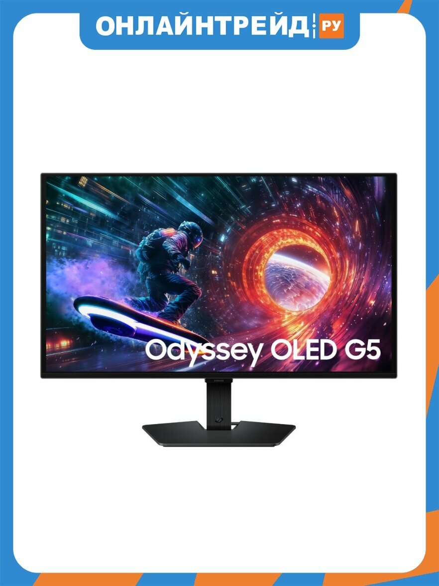 Монитор Samsung 27" Odyssey OLED G5 S27FG502SIXCI черный OLED LED 16:9 HDMI матовая 1000000:1 200cd