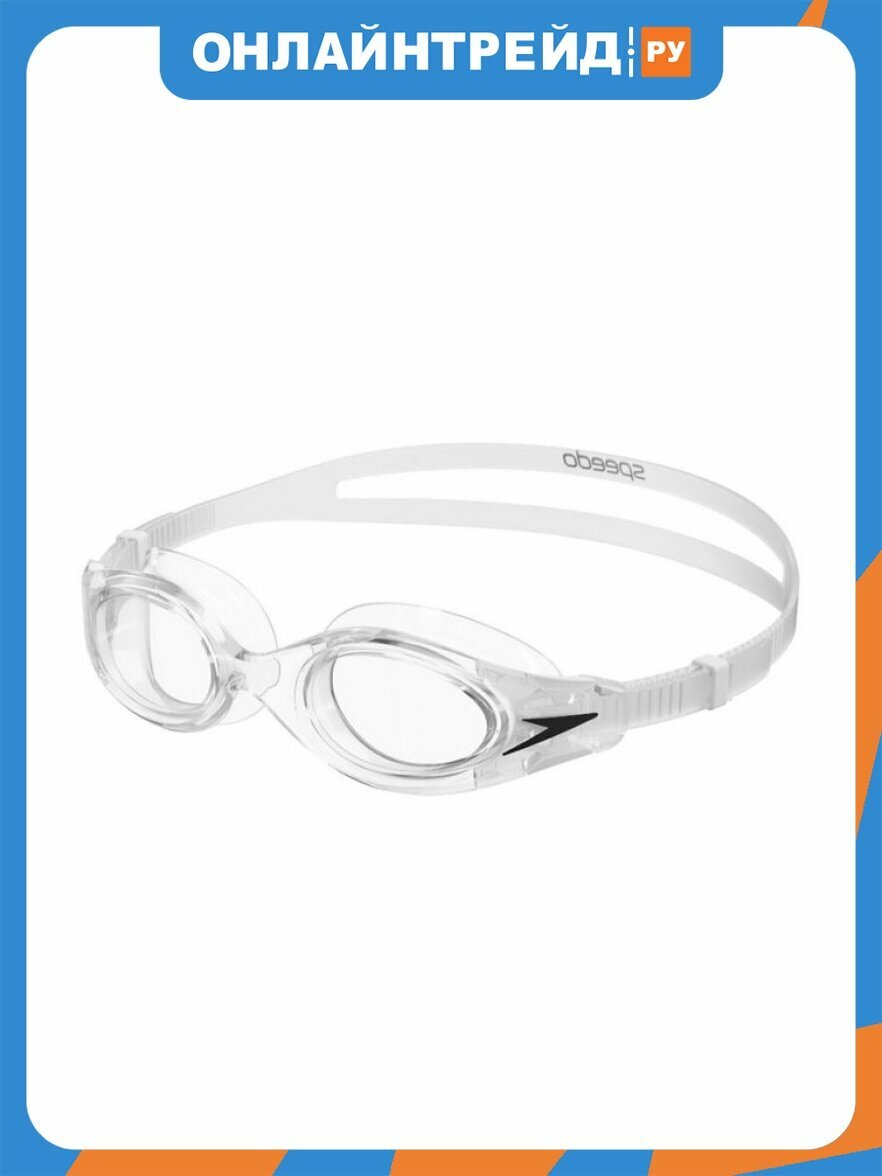 Очки для плавания Speedo HYDROSITY 2.0 GOGGLE AU бел/прозрач, размер One Siz, 8-00446017882