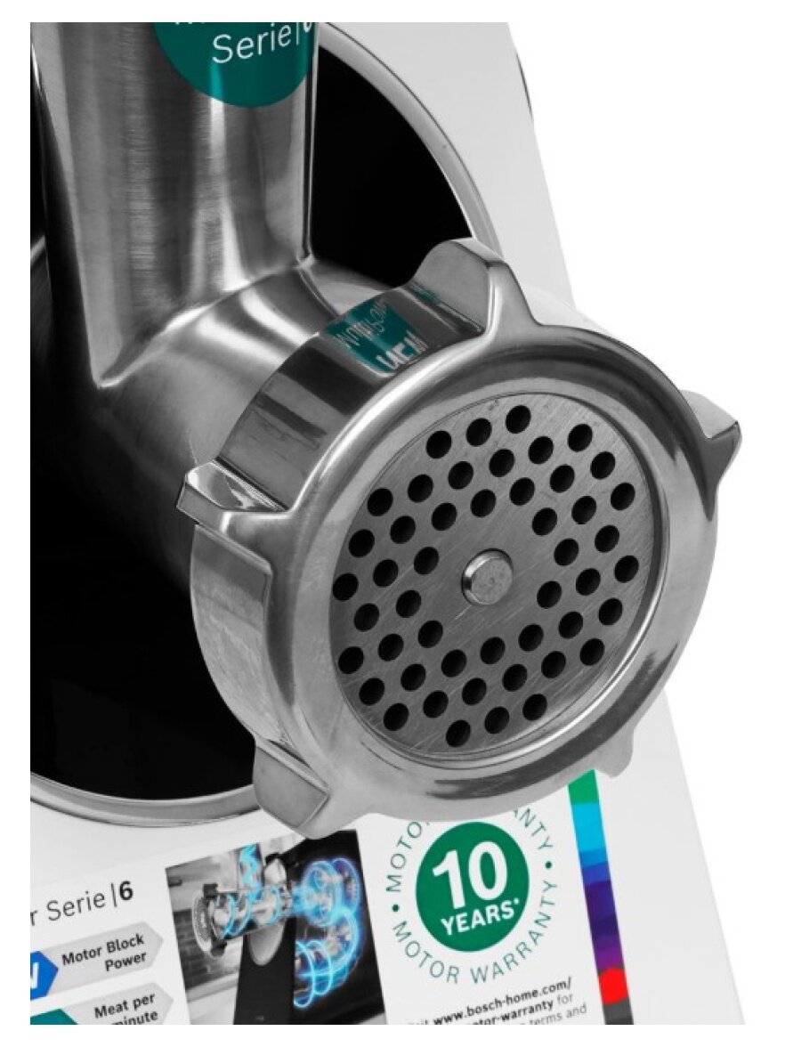 Мясорубка Bosch MFWS607W — фото 1