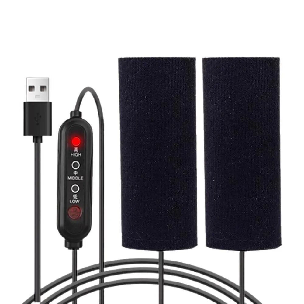 Крышка ручки с подогревом через USB, сохраняет тепло во время езды, равномерный нагрев, многократная защита, на липучке, широкая совместимость, удобно носить