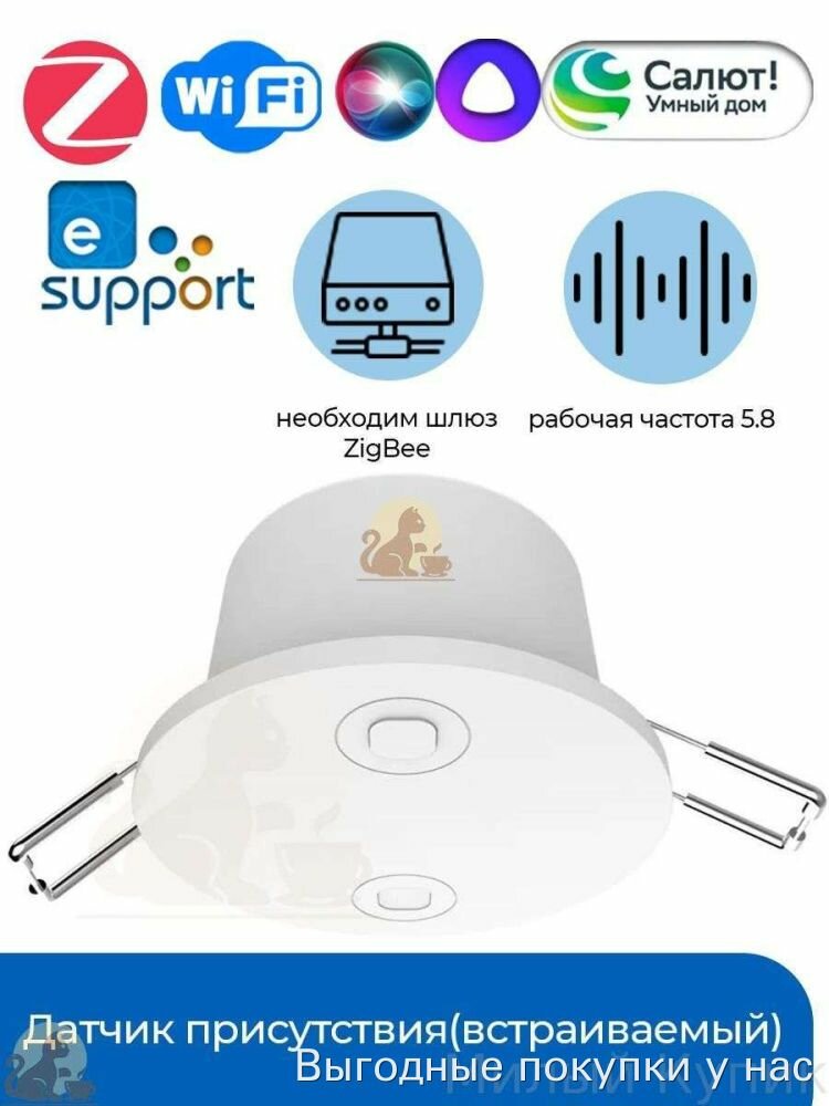 Датчик присутствия ZigBee (встраиваемый) eWeLink