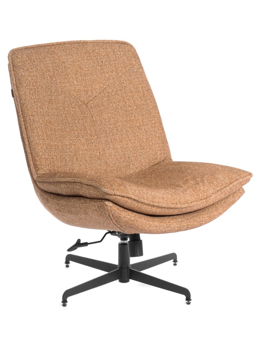 Кресло Tetchair лаунж Cosmo велюр/букле, VT shape amber