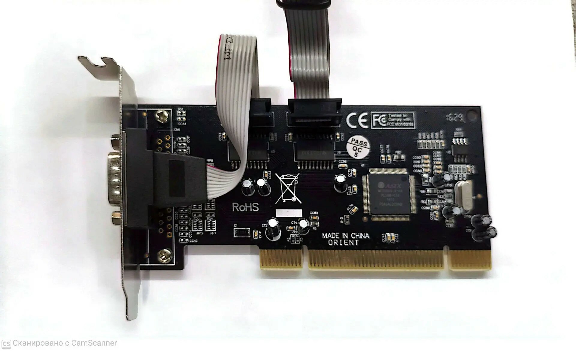 Контроллер PCI, Multi I/O, 2xCOM9M Orient Low profile