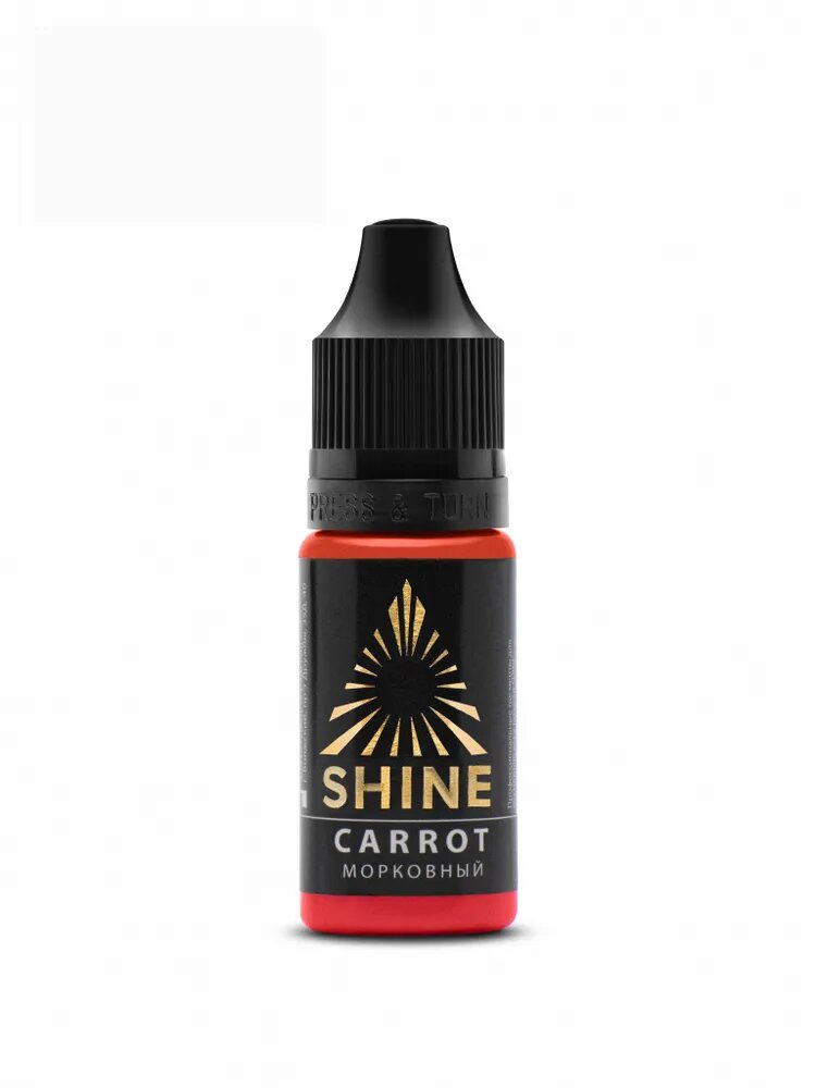 Carrot SHINE пигмент для татуажа Губ, Морковный шайн краска для перманентного макияжа 10 мл