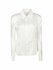 Рубашка Victoria Beckham Satin shirt, размер 6, бежевый/белый