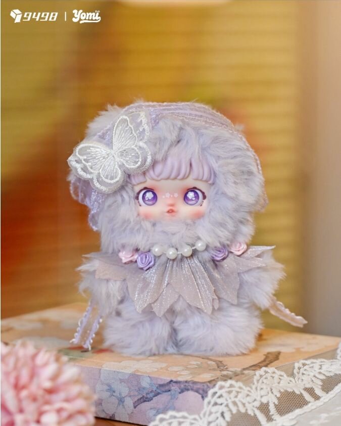 Серия Yomi Rose Nocturne/Виниловая плюшевая подвеска/Милая кукла/Игрушка в подарок/12 см/Глаза можно поворачивать и менять местами
