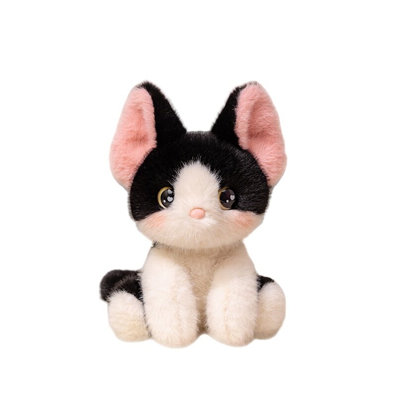 Плюшевая игрушка унисекс PUPPYRED Cat Desk Companion-Black White German, 24CM EU