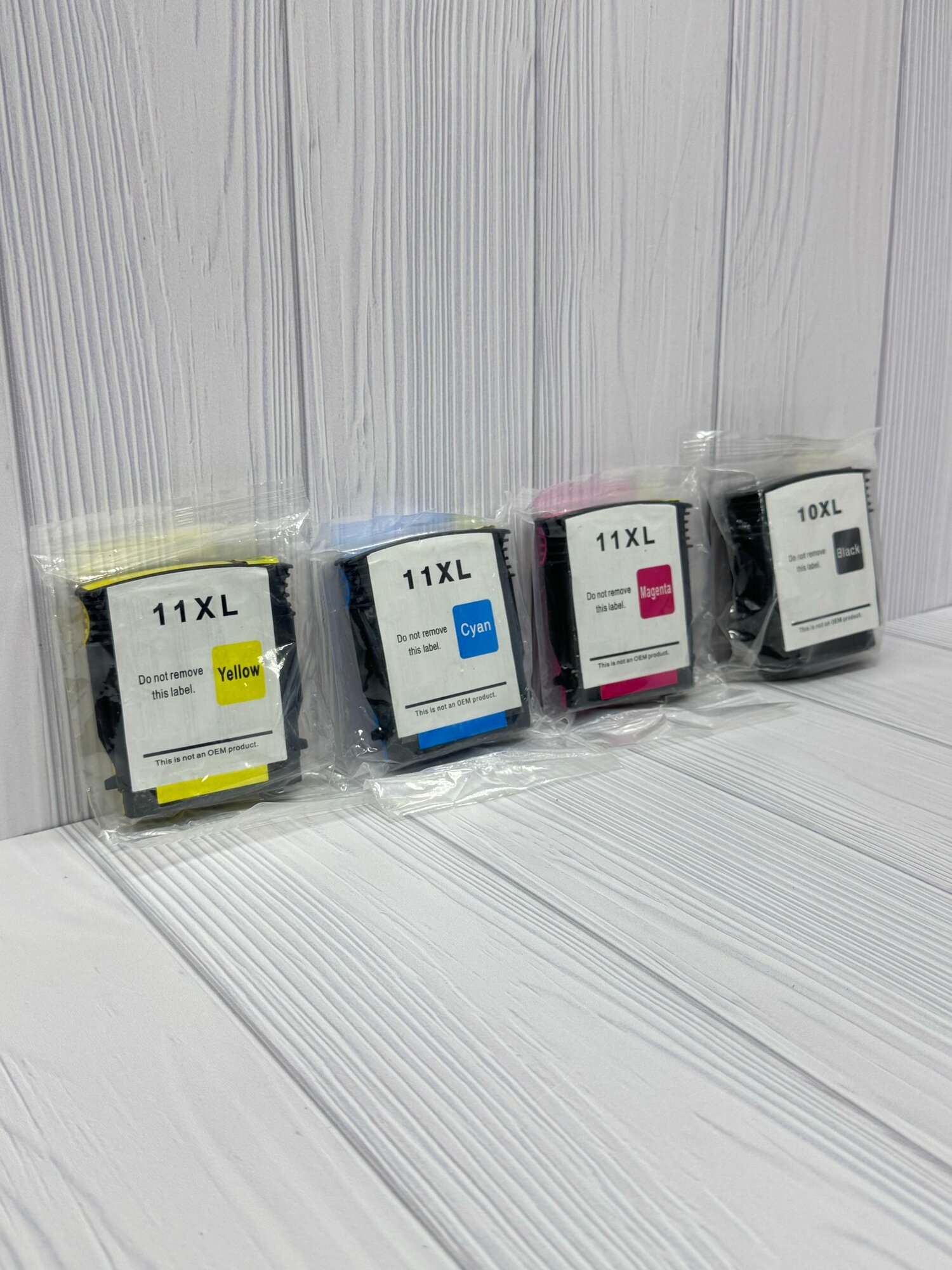 Комплект картриджей C4844A, C4836A, C4837A, C4838A для HP DJ 1000, 1100, 1200, 2300