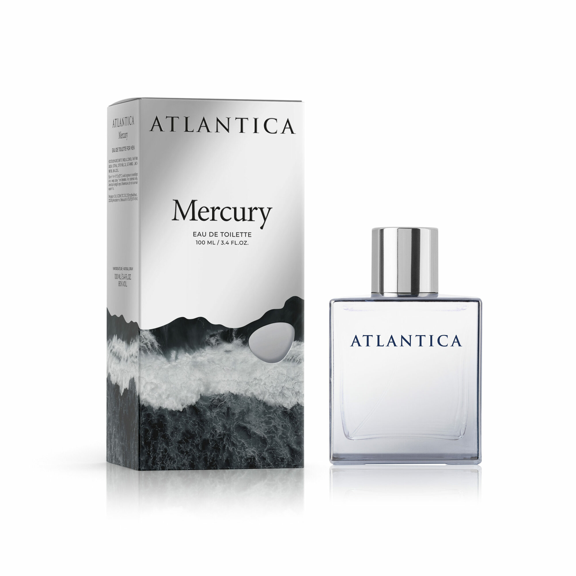 Туалетная вода Dilis Parfum "Atlantica Mercury", мужская, 100мл