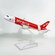 Сборная модель самолета Air Asia, масштаб 1/500, металл, пластик, длина 16 см