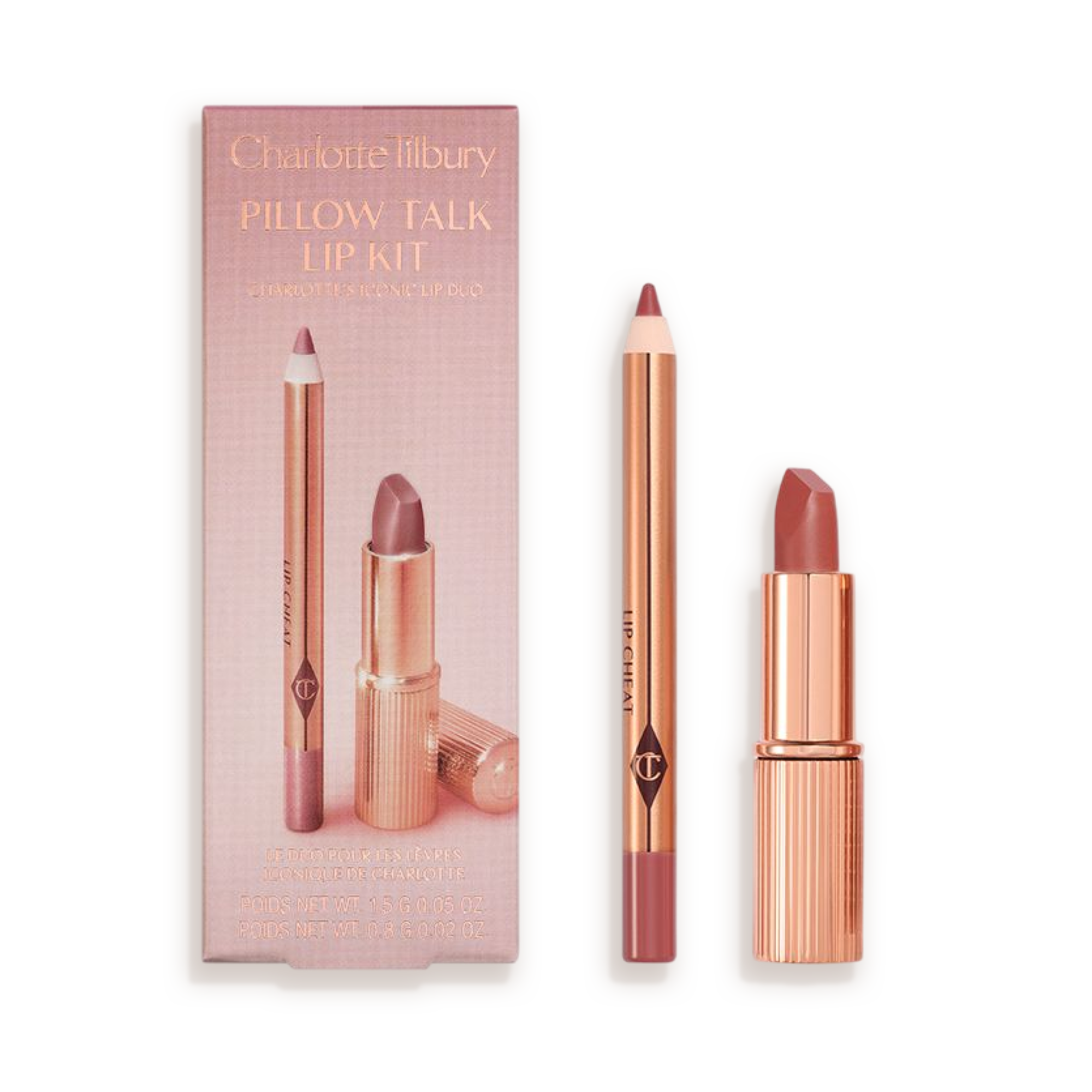 Набор для губ Charlotte Tilbury Pillow Talk Lip Kit оттенок Pillow Talk Medium