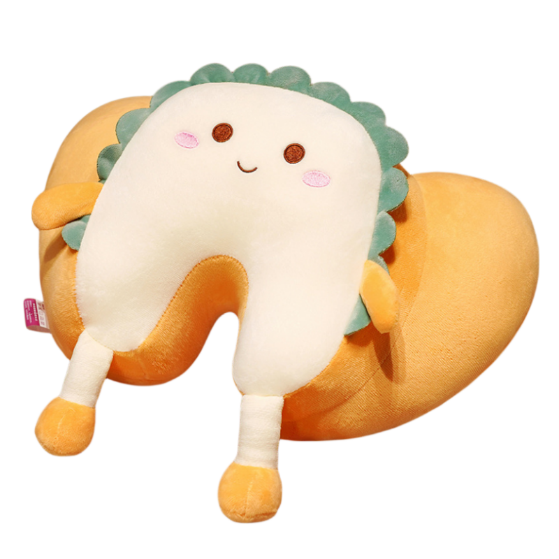 Подушка-игрушка унисекс Mise Toast Nap Pillows Smile, 50CM EU