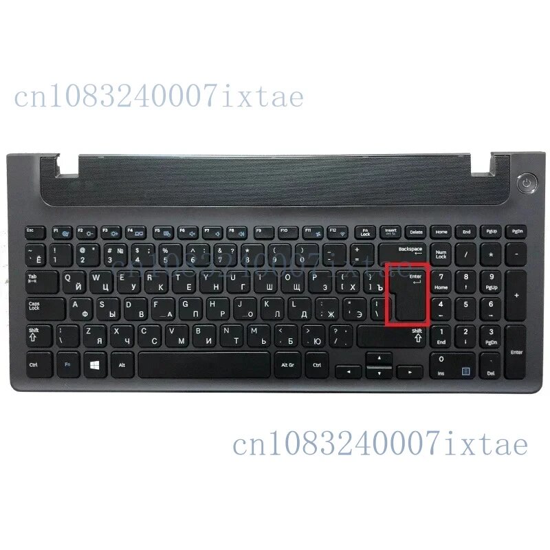 Клавиатура для ноутбука WYORESY серую для Samsung NP355V5C 355V5C NP350V5C 350V5C BA59-03270C