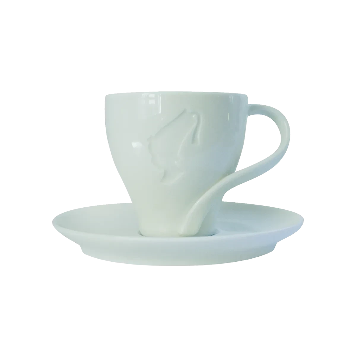 Чашка керамическая с блюдцем Julius Meinl Слоновая Кость Эспрессо, 60 мл.