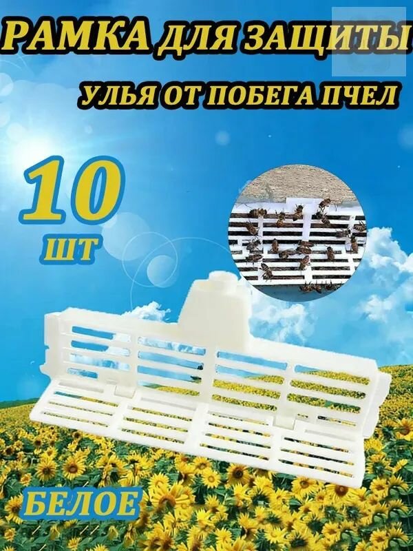 10 штук Инструменты против побега пчелы, белое, для предотвращения роения и контроля пчел