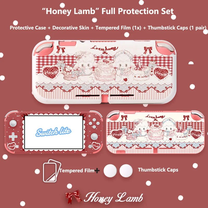 Lolita Honey Lamb чехол для Nintendo Switch Lite Full Protection Set