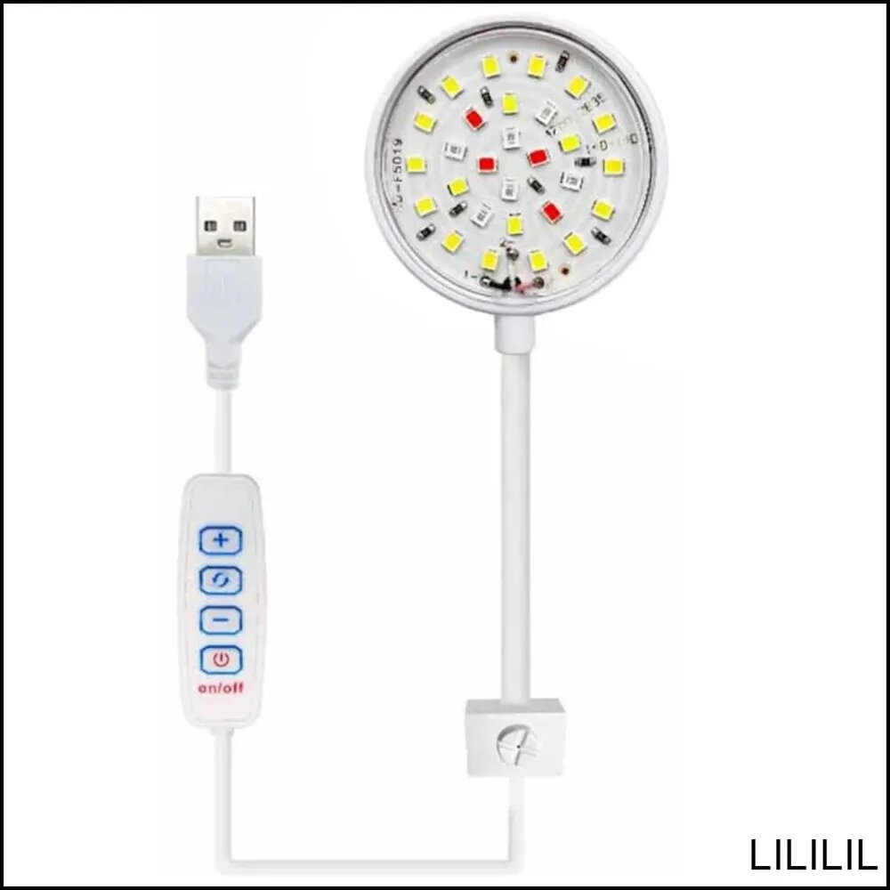 Подсветка для аквариума USB small clip light-белый-5 Вт