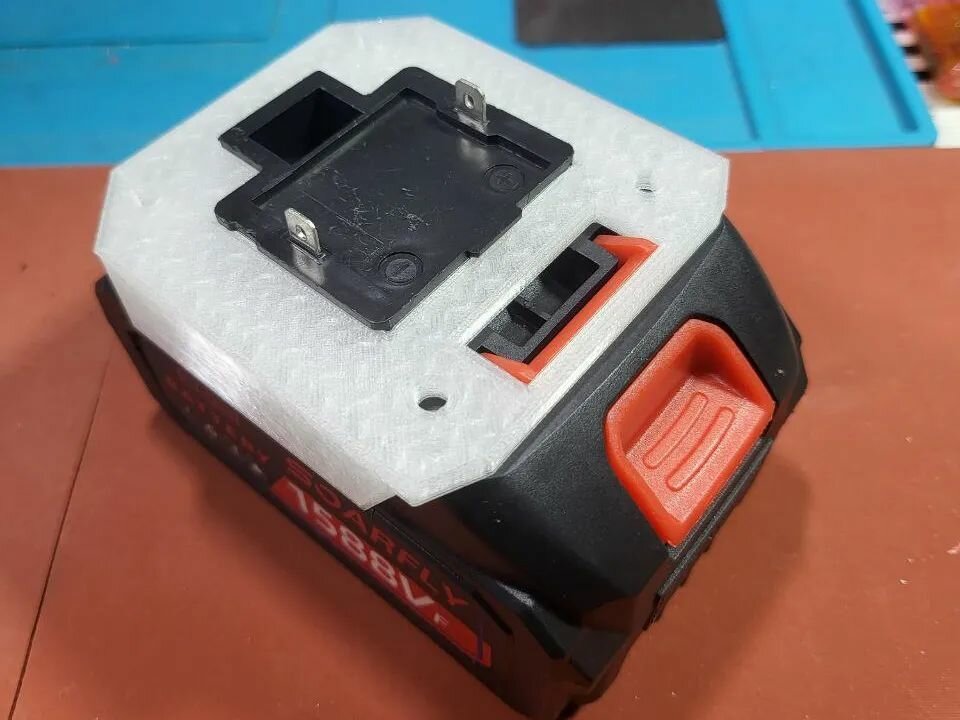 Адаптер аккумулятора для Makita 18V, 3DOPRU арт. MK-1768101