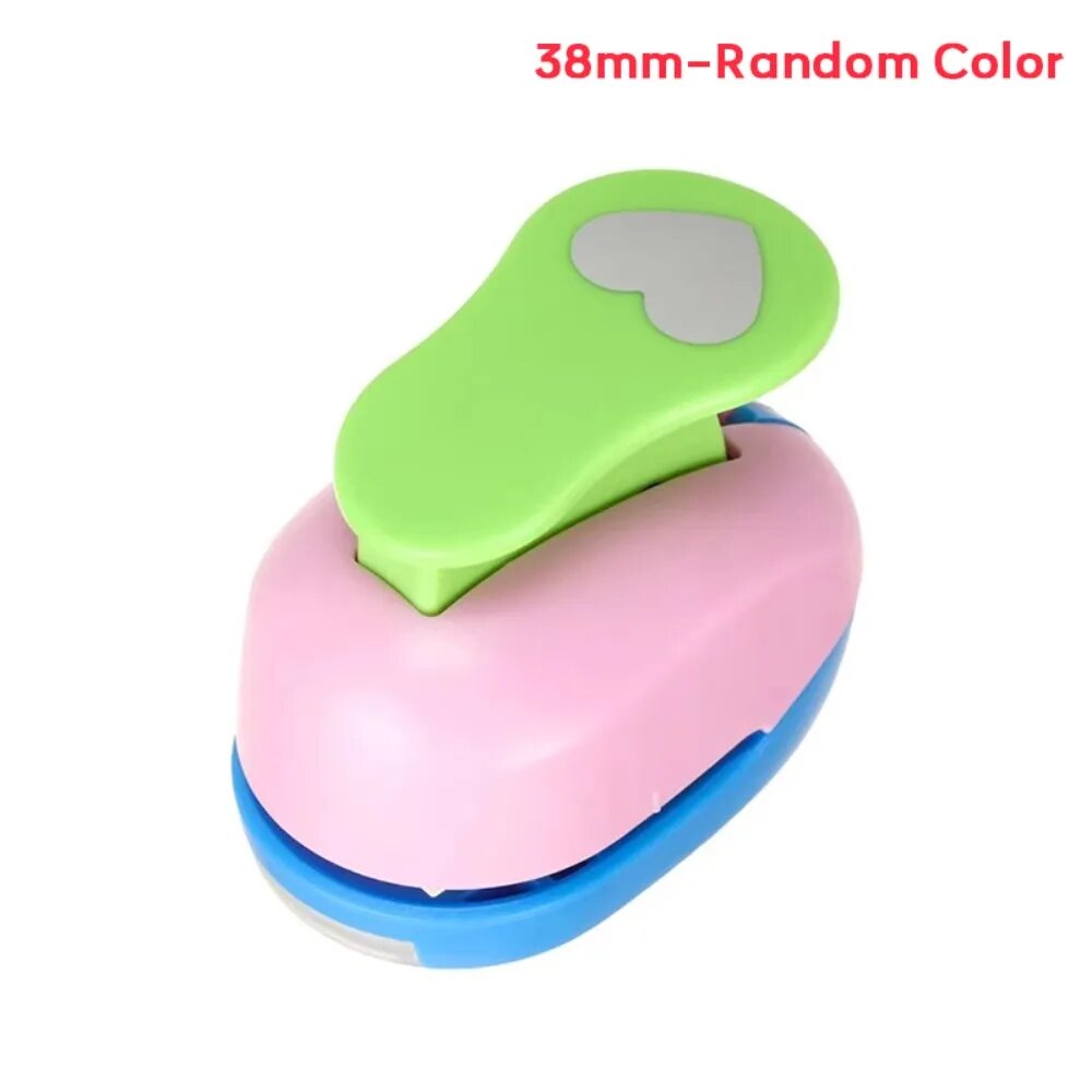 Дырокол сердце/звезда ABS пластик Heart-38mm-Random