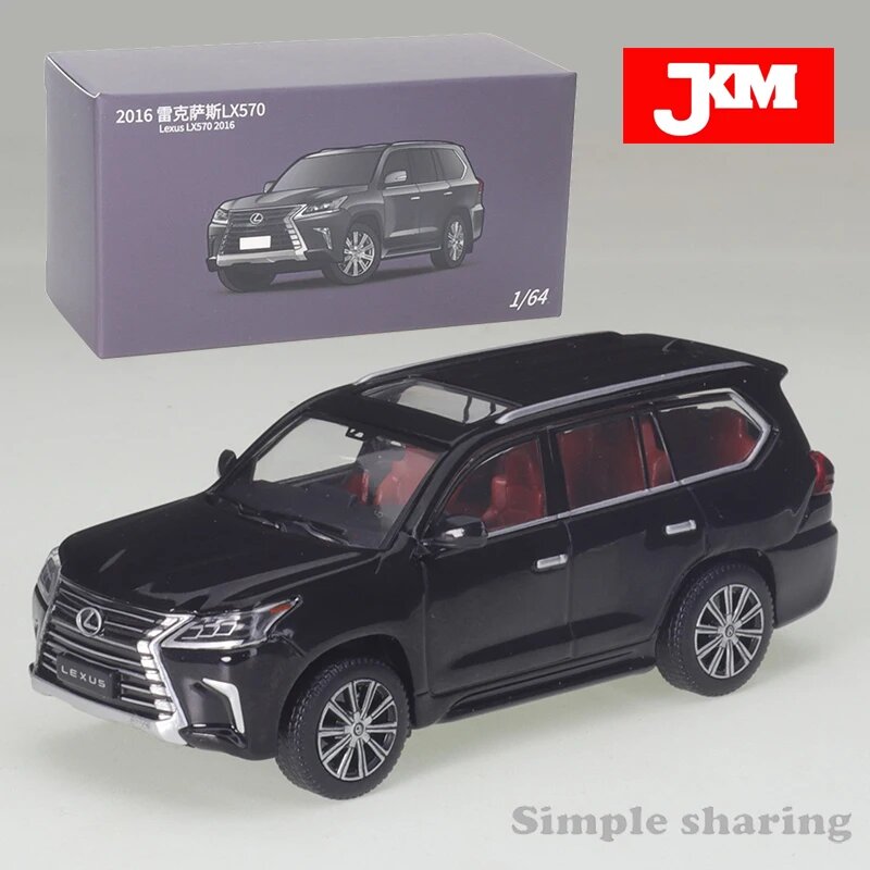 Модель автомобиля JKM 1/64 Bugatti Centodieci 2019 синяя Lexus Black