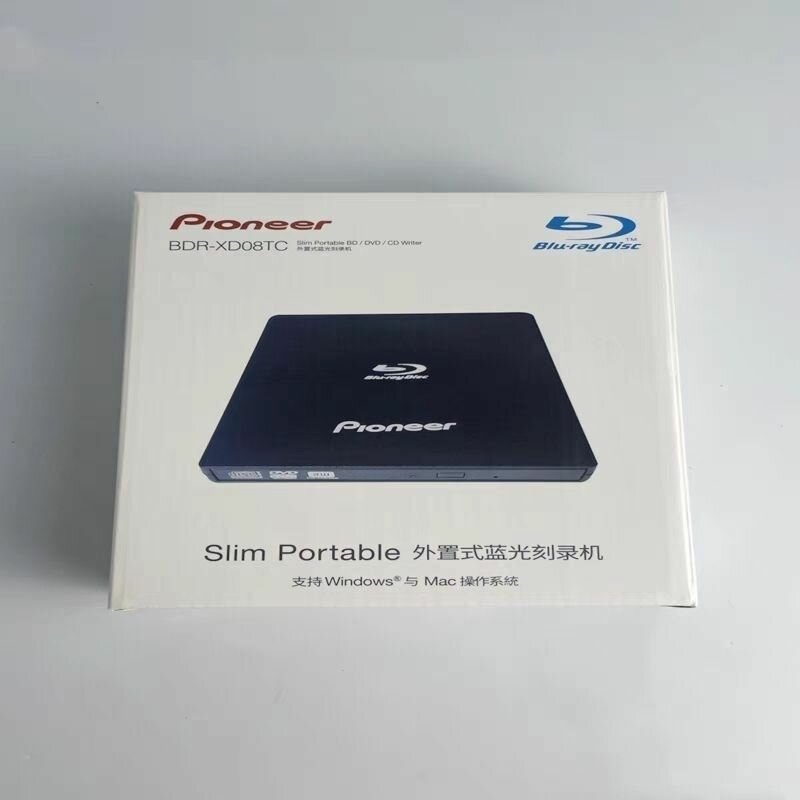 Оригинальный BDR-XD08TC BD / DVD / CD Blu-Ray Drive Оптический плеер горелки USB3.0 / 2.0