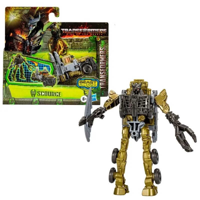 Трансформеры Hasbro Игрушка Transformers: Rise of the Beasts Movie, Beast Alliance Scourge 11.5cm